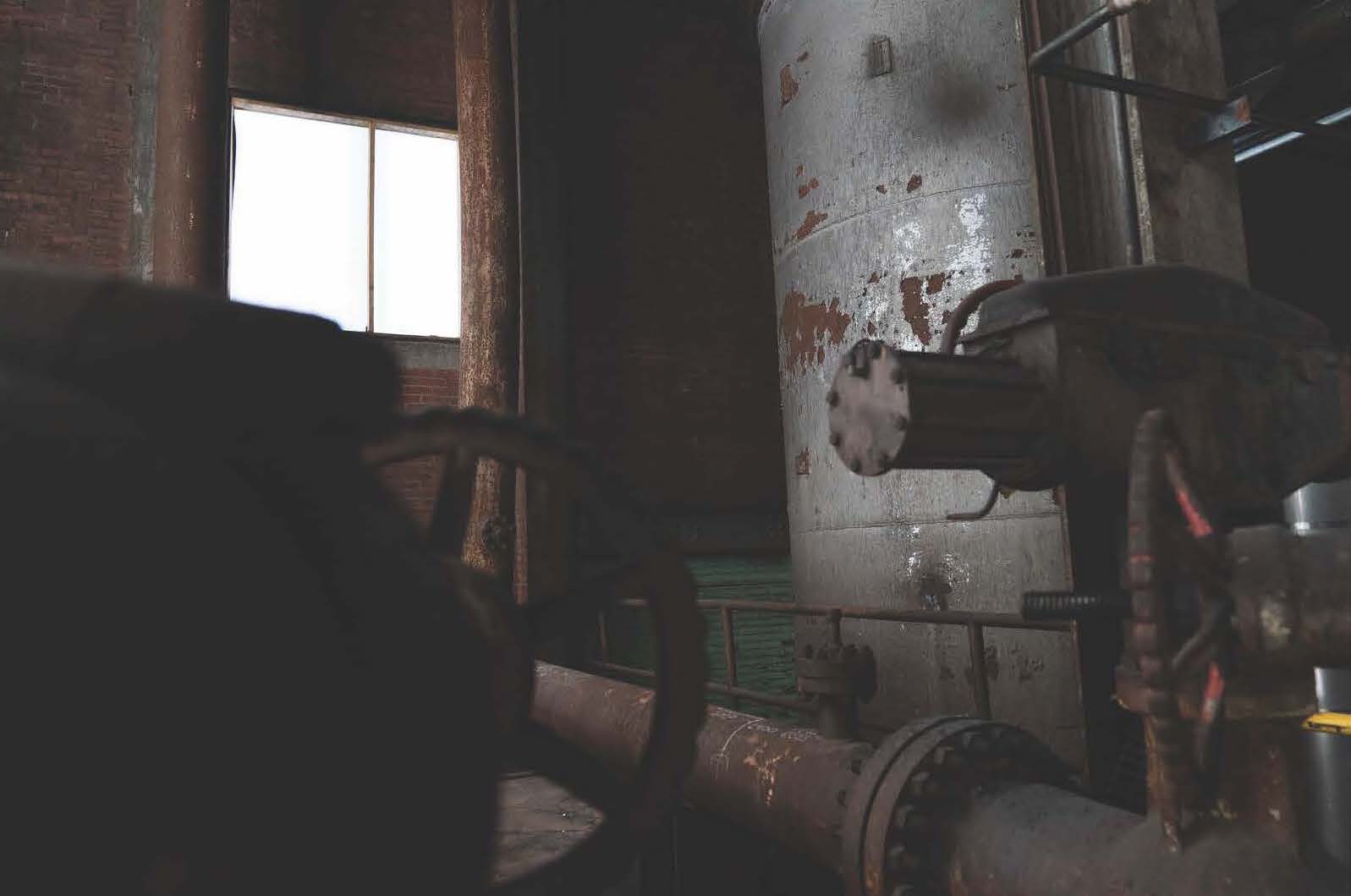 Sucro is using some of the old pipes from Bethlehem Steel to move steam ...